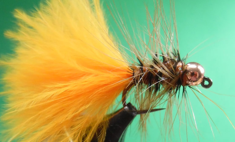 Short (Fat) Peacock Bugger (BH)-Chilli Pepper - Missouri Trout ...