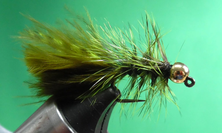 Short (Fat) Woolly Bugger (BH)-Olive - Missouri Trout Fisherman's ...