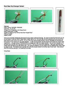 Root Beer Dry Emerger Variant - Missouri Trout Fisherman's Association ...