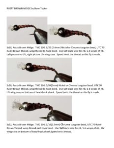 Rusty Brown Midge by Dave Tucker - Missouri Trout Fisherman's ...