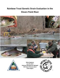 Eleven Point River Trout Strain Evaluation Project_Final Report - Missouri Trout Fisherman's ...